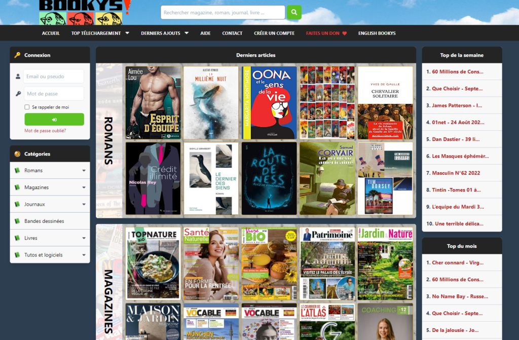 Bookys : lisez vos ebooks gratuitement